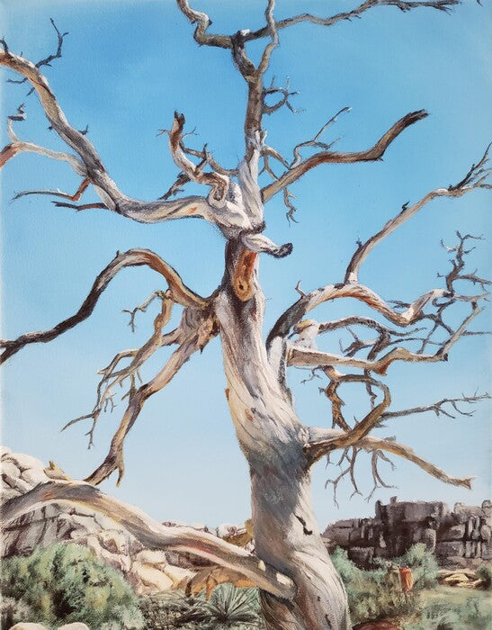 Through the Rock and the Brush, 2018, acrylic on canvas, 14 x 11 in ...