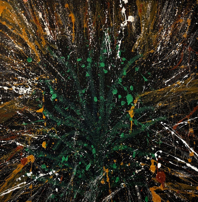 Touch, 2025, acrylic on canvas, 36 x 36 in. / 91.44 x 91.44 cm ...